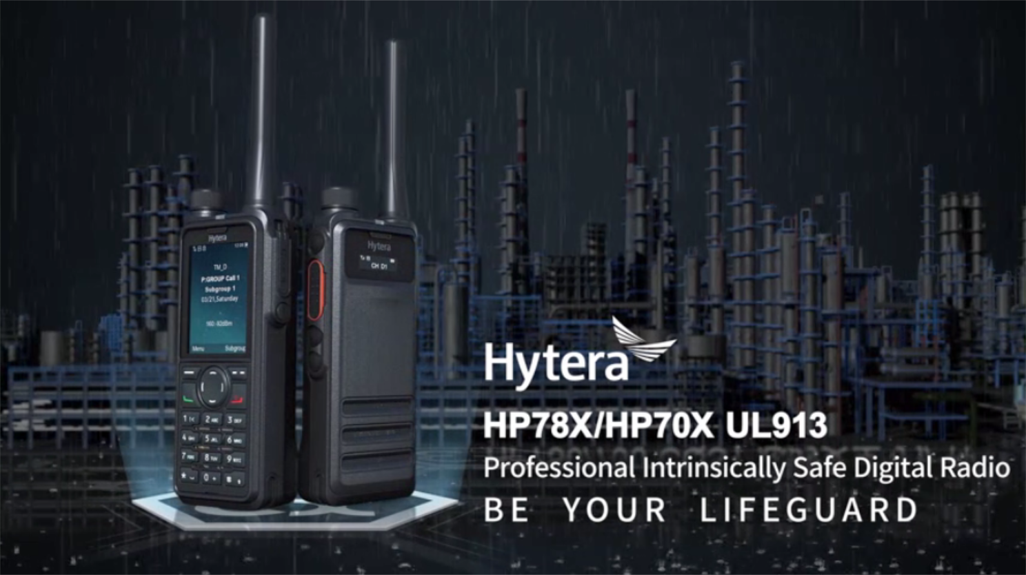 HP706 UL913 - Radio Intrínsecamente Seguro - Hytera LATAM